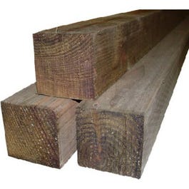 Treated Southern Pine Wood Post, 4 x 4-In. x 8-Ft. - La Grange, TX ...