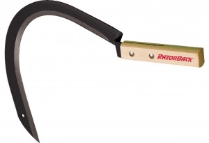 Razor-Back Grass Hook with Short Wood Handle - La Grange, TX - Farmers ...
