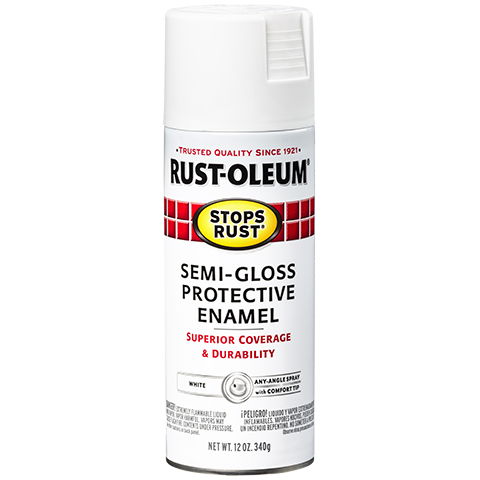 Rust-Oleum® Protective Enamel Spray Paint Semi-Gloss White - La Grange ...