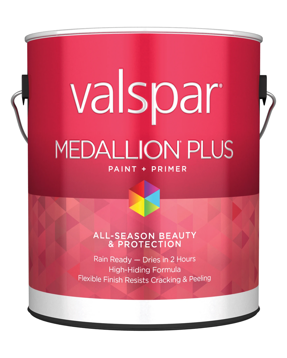 Valspar® Medallion® Plus Exterior Paint + Primer Semi-Gloss 1 Gallon ...