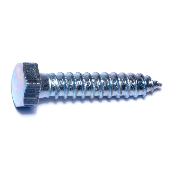 Monster Fastener Zinc Plated Grade 2 / A307 Steel Hex Head Lag Screws ...