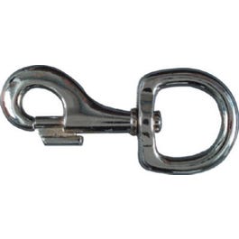 Nickel Bolt Snap, Round Swivel Eye, 1.25 x 4.25-In. - La Grange, TX ...