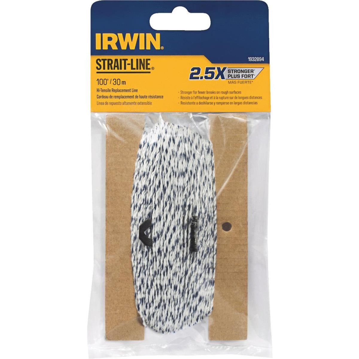 Irwin STRAIT-LINE 100 Ft. Twisted Hi-Tensile Chalk Line - La Grange, TX ...