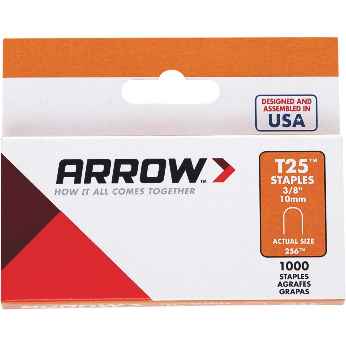 Arrow T25 Round Crown Cable Staple, 3/8 In. (1100-Pack) - La Grange, TX ...
