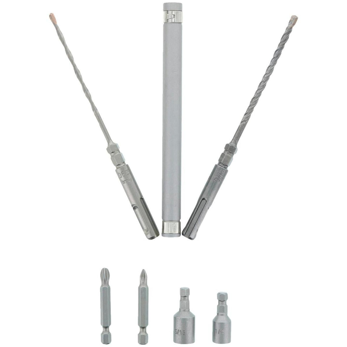Diablo Concrete Anchor Drive Masonry Drill Bit Set (7-Piece) - La ...